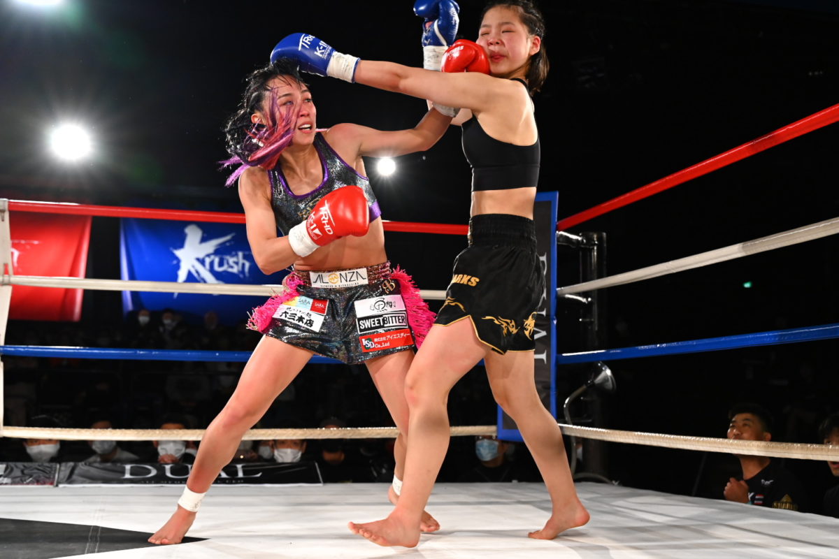 Krush 4.8 新宿フェイス（レポ）：Krush初の女子大会で☆SAHO☆、松谷綺、麻央が韓国勢を圧倒し判定勝ち | BOUTREVIEW